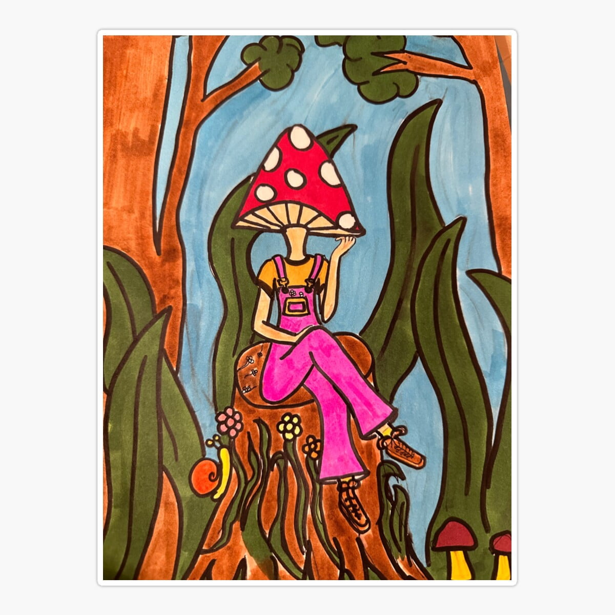 Onim Forest Queen Sticker, Phone Decal Water Bottle Stickers Car Decals ...