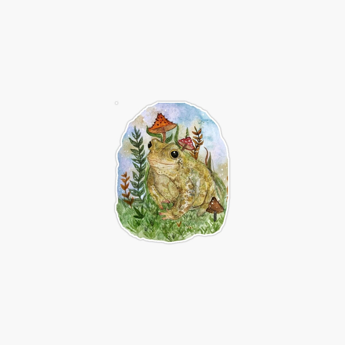 Onim Forest Toad Sticker, Phone Decal Water Bottle Stickers Car Decals ...