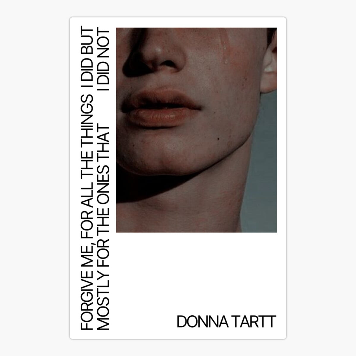 Onim Forgive Me For All The Things Sticker, Phone Decal Water Bottle ...