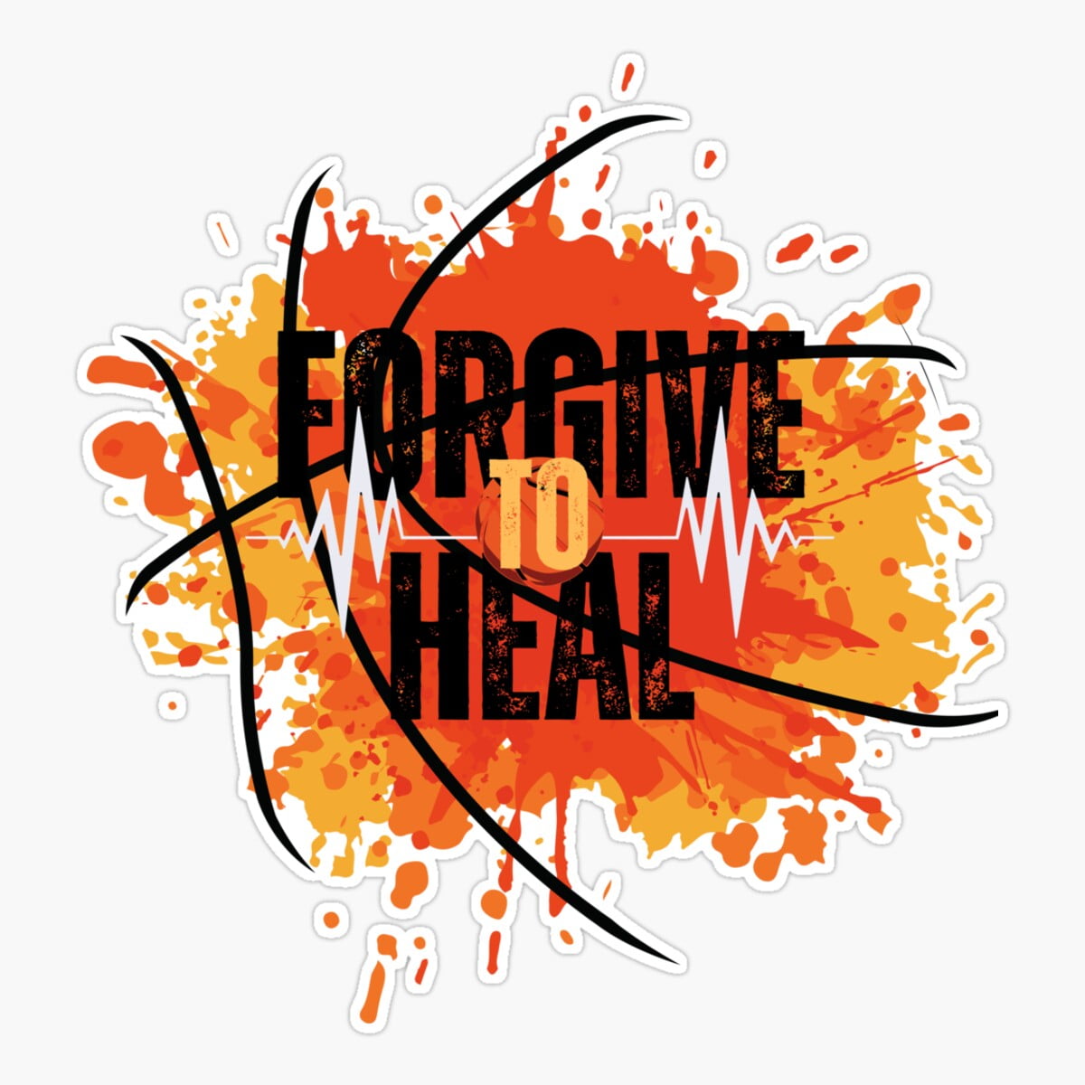 Onim Forgive To Heal Sticker, Phone Decal Water Bottle Stickers Car ...