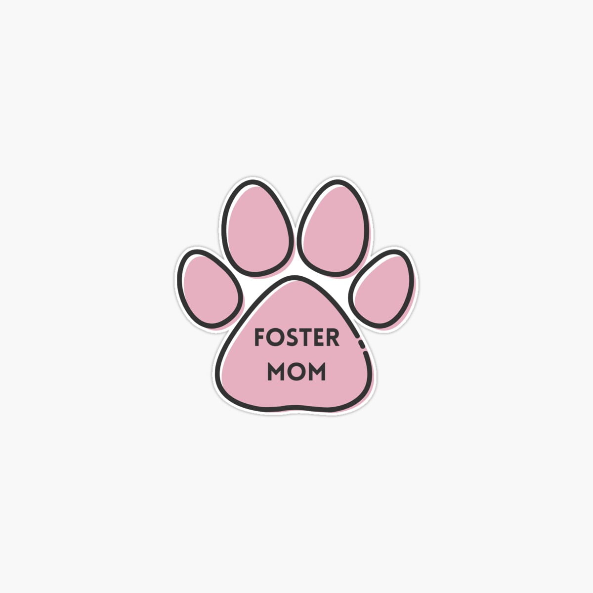 Onim Foster Pet Mom Sticker, Phone Decal Water Bottle Stickers Car ...