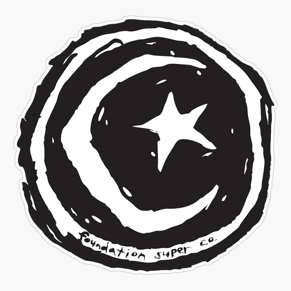 Onim Foundation Skateboards Vintage Sticker, Phone Decal Water Bottle ...