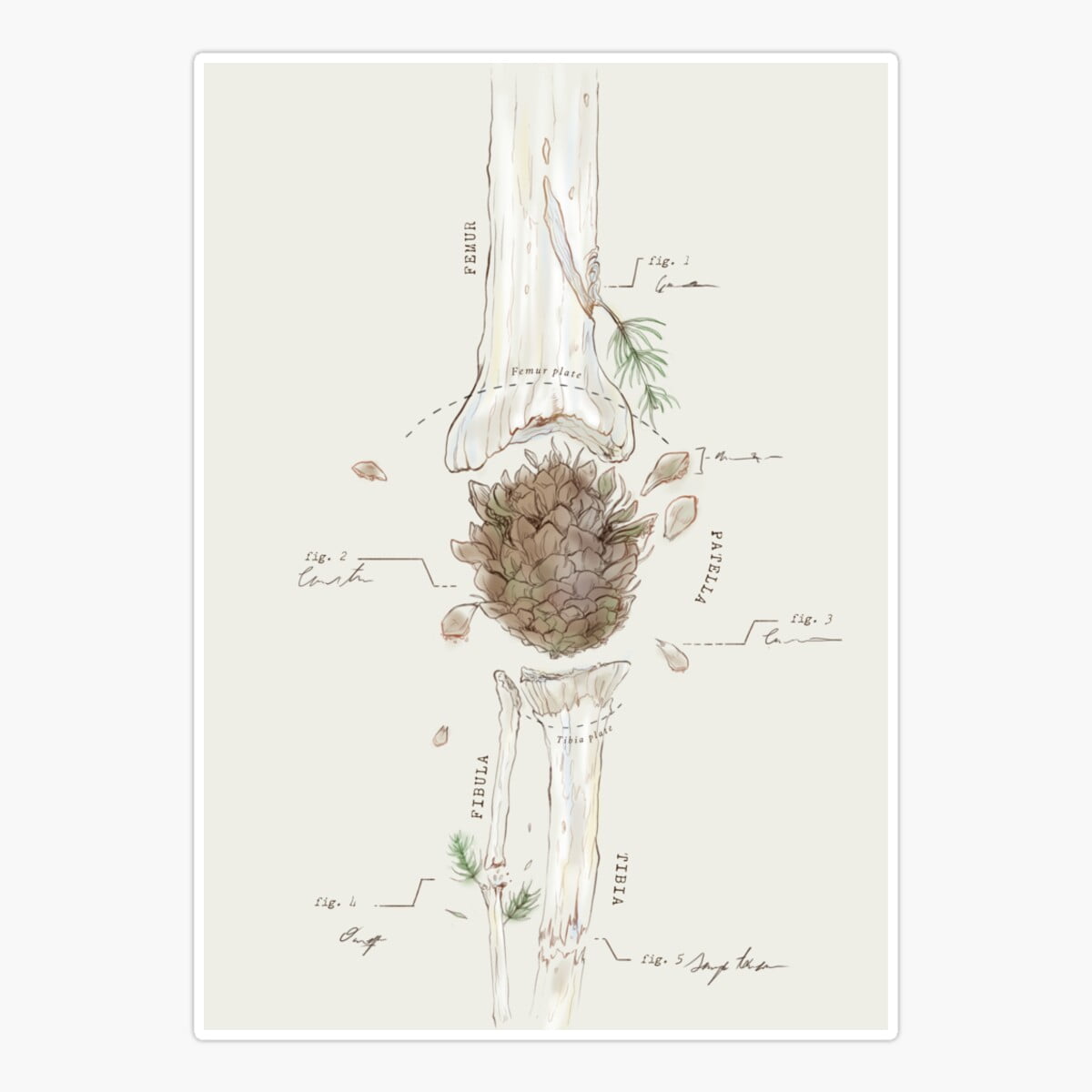 Onim Fracture Sticker, Phone Decal Water Bottle Stickers Car Decals ...