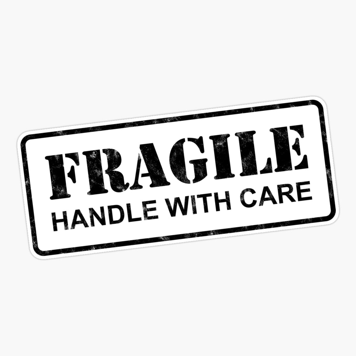 Onim Fragile Handle With Care By Subgirl Sticker, Phone Decal Water ...