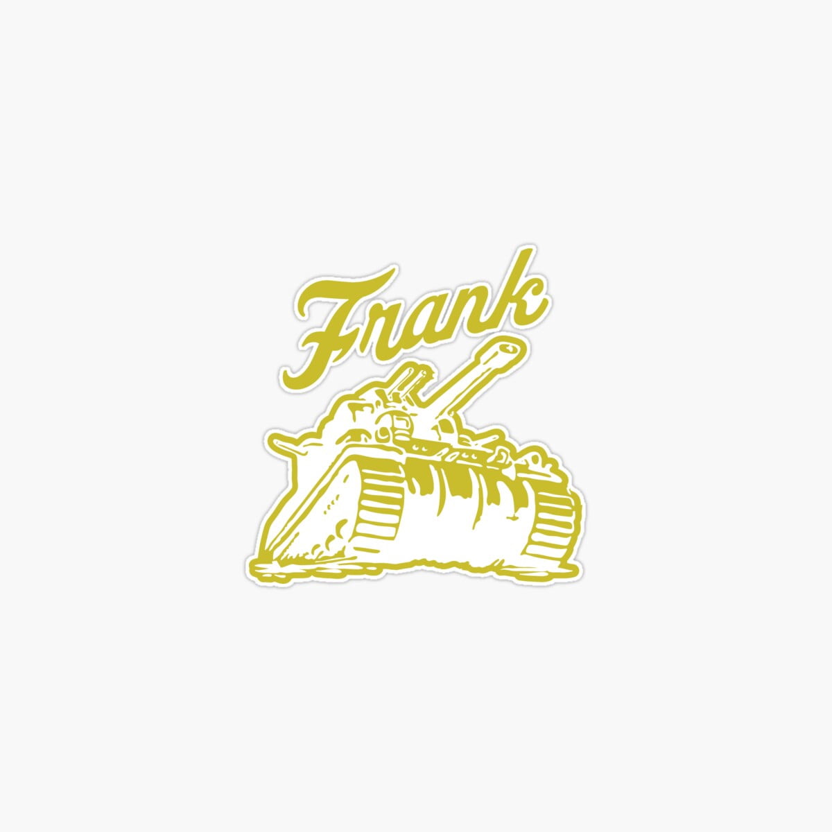 Onim Frank the Tank Sticker - Walmart.com