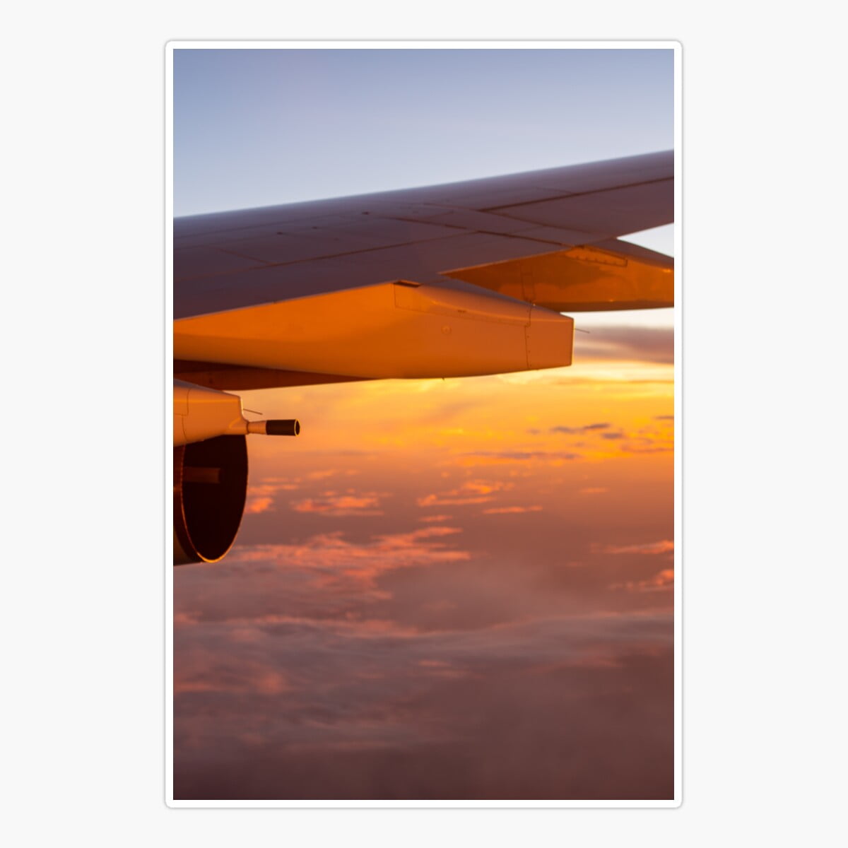 Onim Freedom Must Be Limitless Above The Clouds Sticker, Phone Decal ...