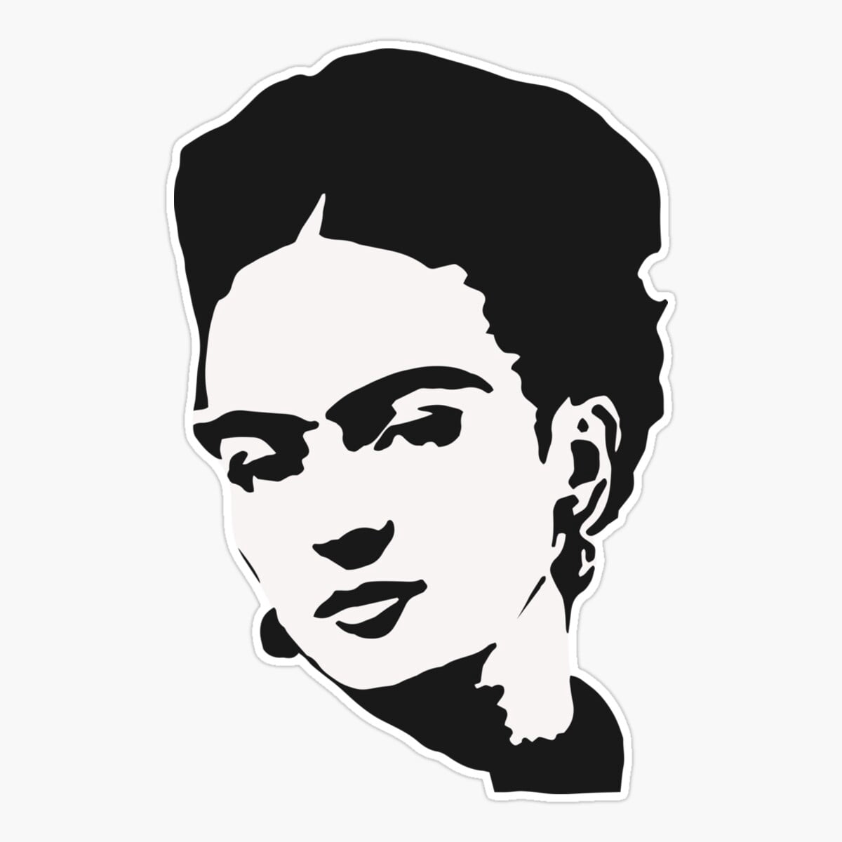 Onim Frida Kahlo - Banksy Graffiti Sticker, Phone Decal Water Bottle ...