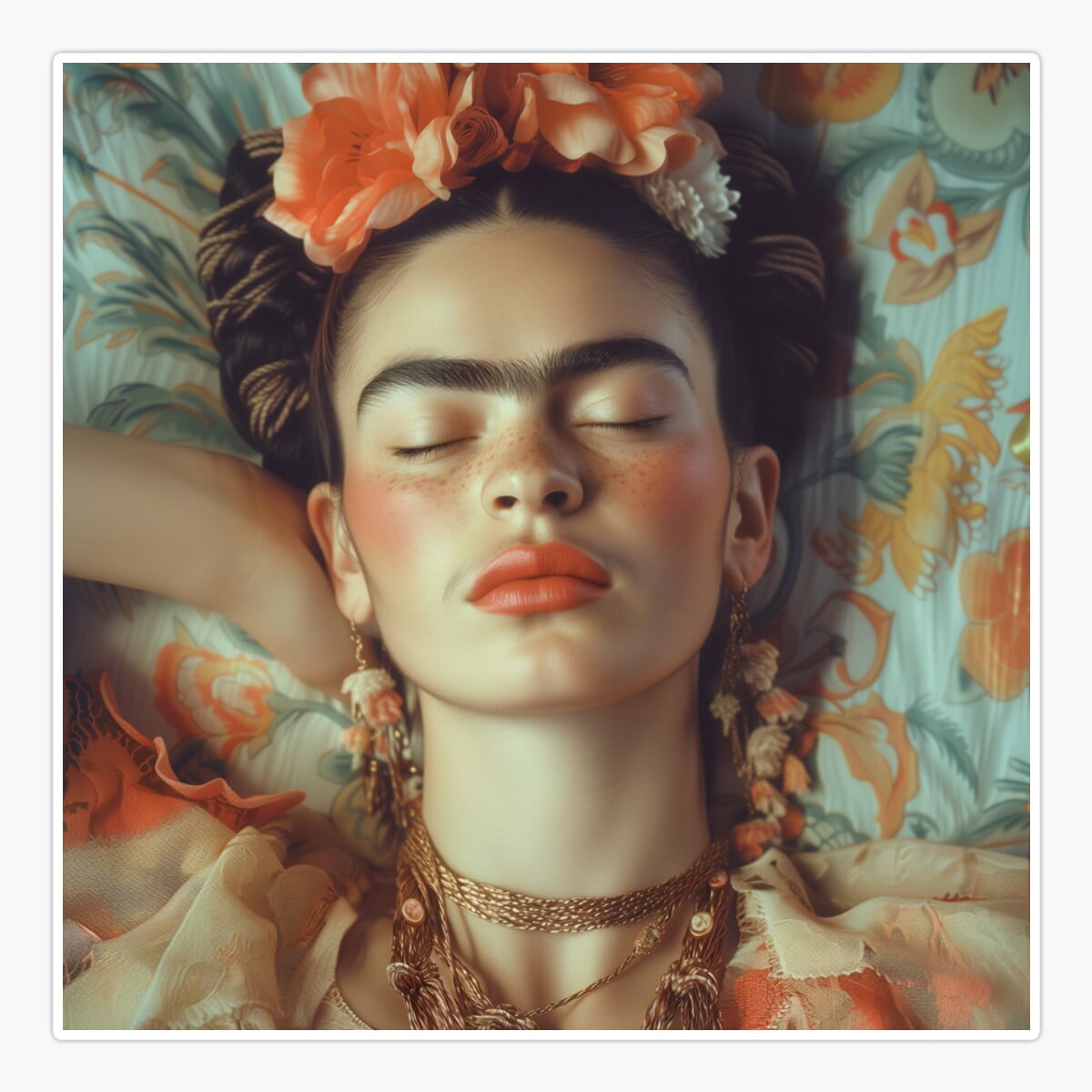 Onim Frida Kahlo Dream Sticker, Phone Decal Water Bottle Stickers Car Decals, Funny Birthday ...