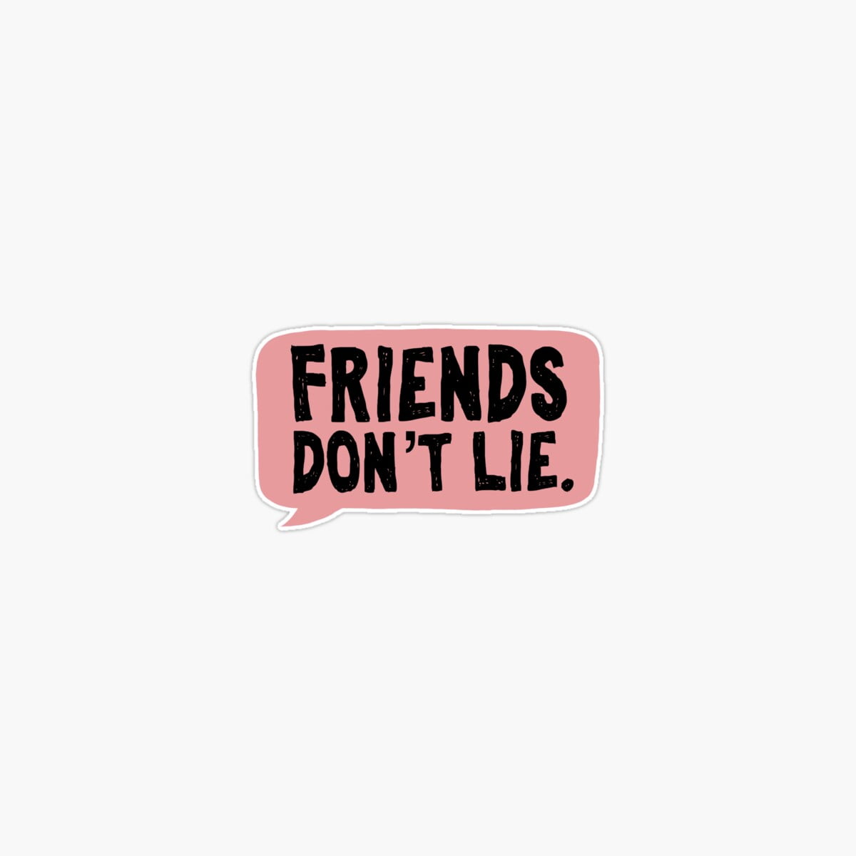 Onim Friends Don’T Lie / Stranger Things Sticker, Phone Decal Water ...