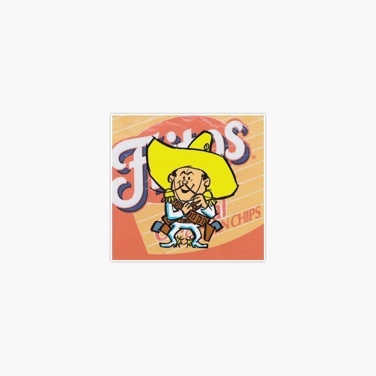 Onim Frito Bandito Sticker, Phone Decal Water Bottle Stickers Car ...