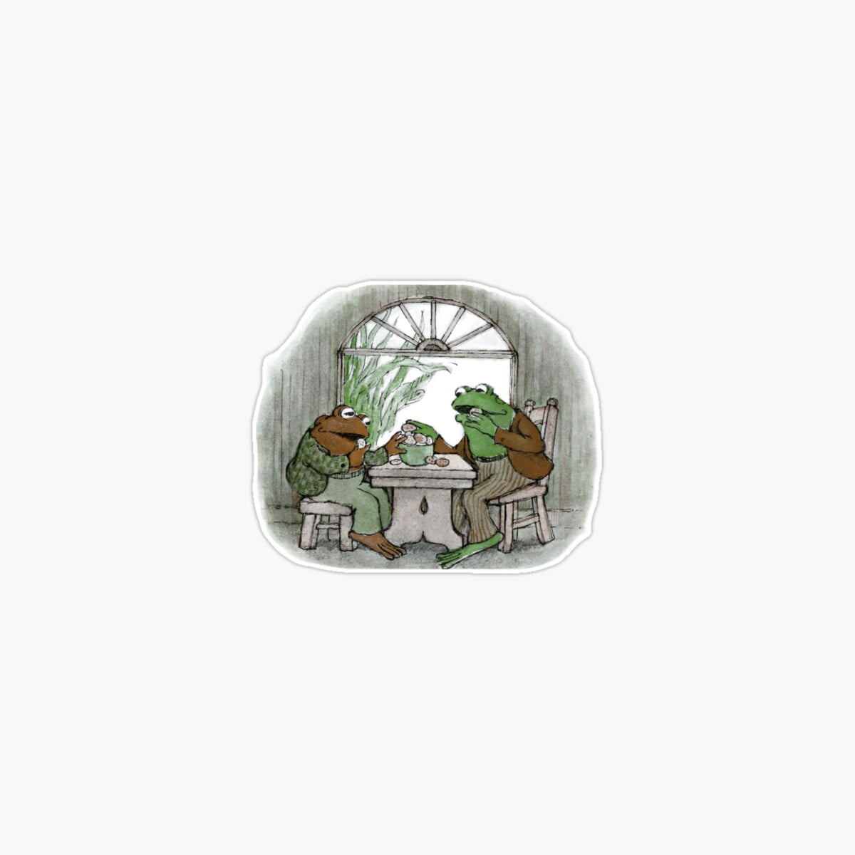 Onim Frog and Toad Sticker - Walmart.com