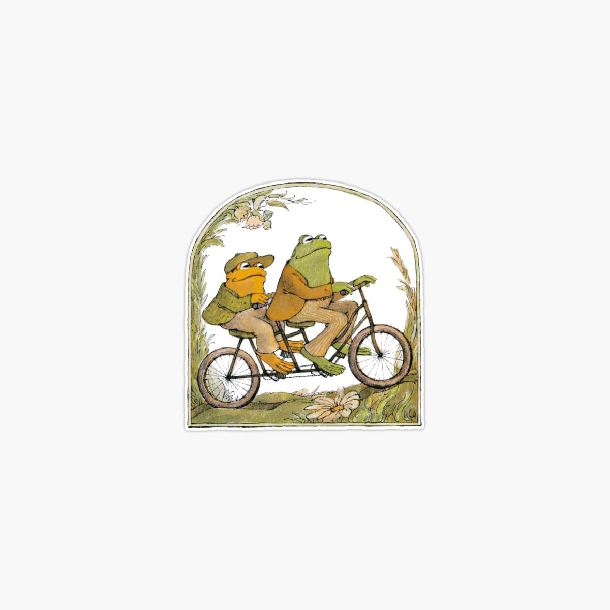 Onim Frog and Toad Sticker - Walmart.com