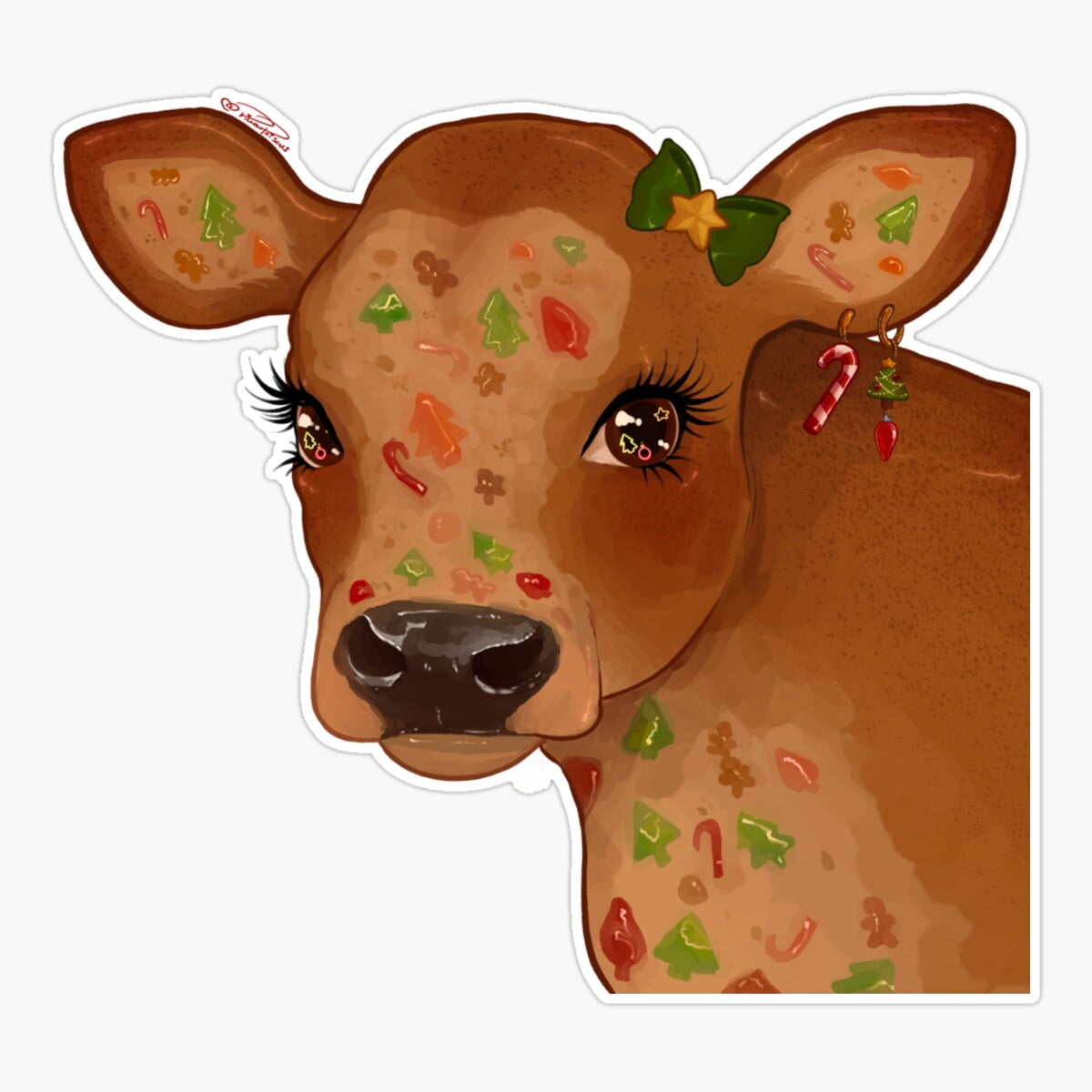 Onim Fruitcake Cow.... It’S Time !! Sticker, Phone Decal Water Bottle ...