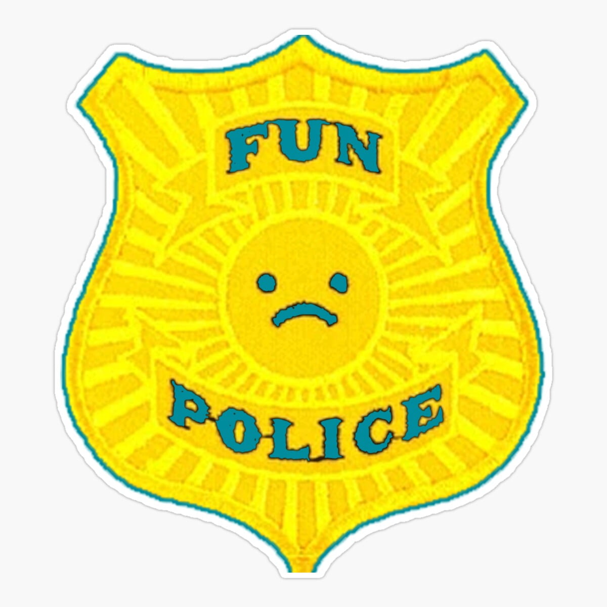 Onim Fun Police Sticker, Phone Decal Water Bottle Stickers Car Decals, Funny Birthday Gift ...