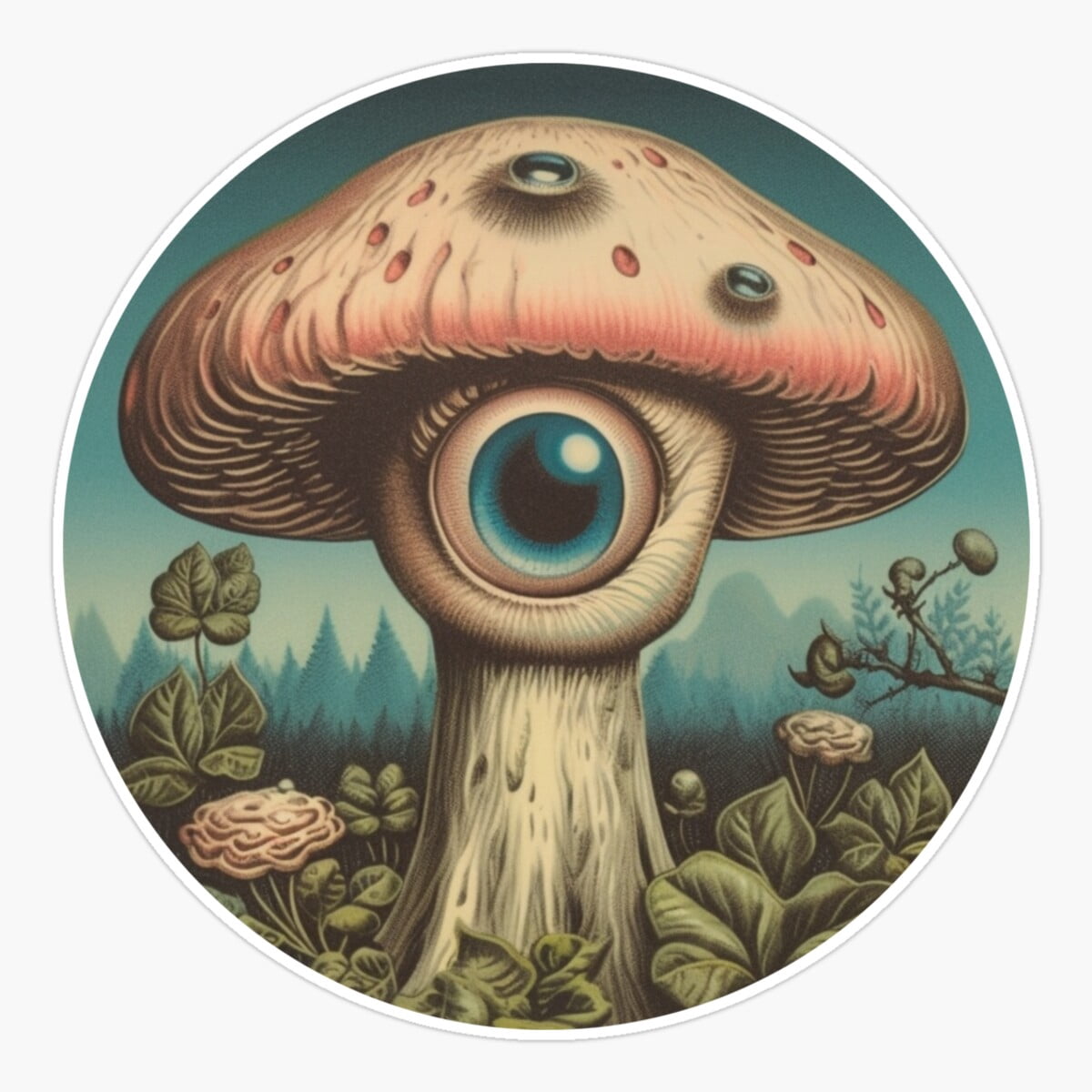 Onim Fung-Eye #3 Sticker, Phone Decal Water Bottle Stickers Car Decals ...