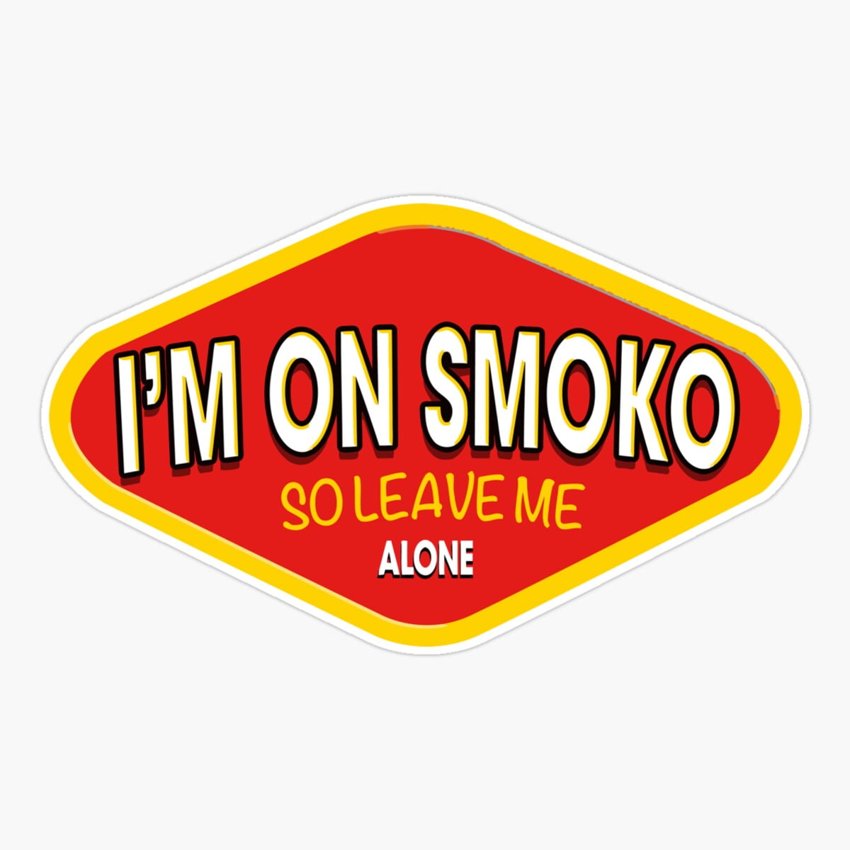Onim Funny Australia I'M On Smoko The Chats Straya Aussie Punk Sticker ...