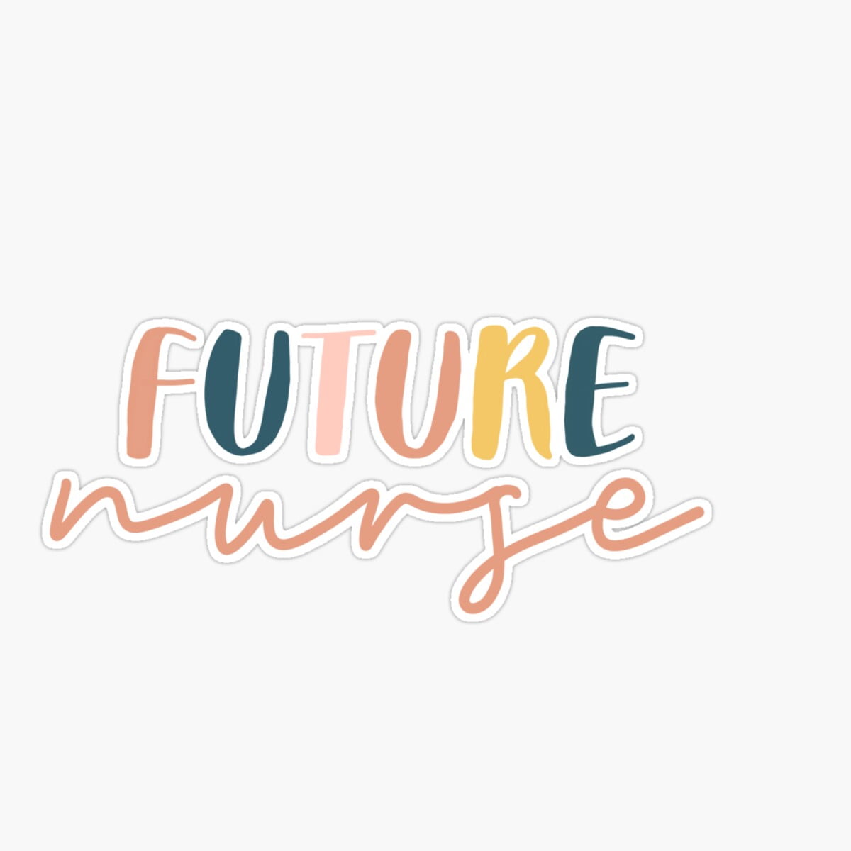 Onim Future Nurse Sticker, Phone Decal Water Bottle Stickers Car Decals ...