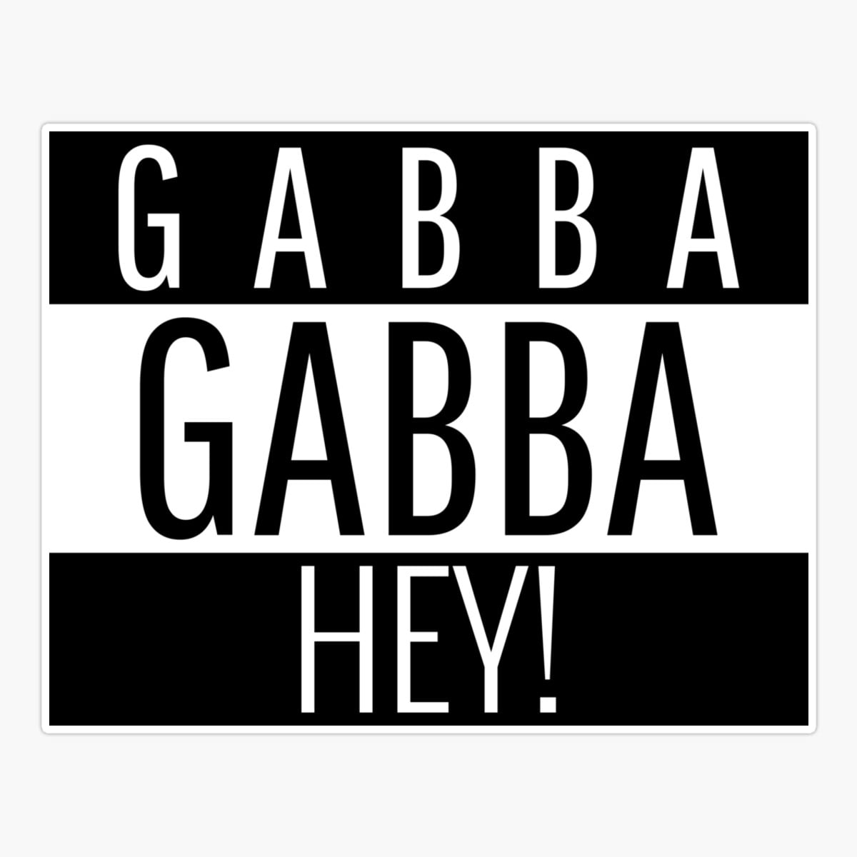 Onim Gabba Gabba Hey! The Definitive Punk Anthem From The Ramones! 1,2 ...