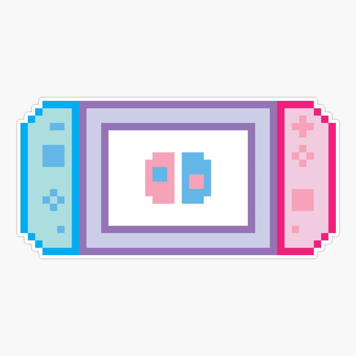 Onim Game Controller | Pastel | Pixel Art Sticker, Phone Decal Water ...