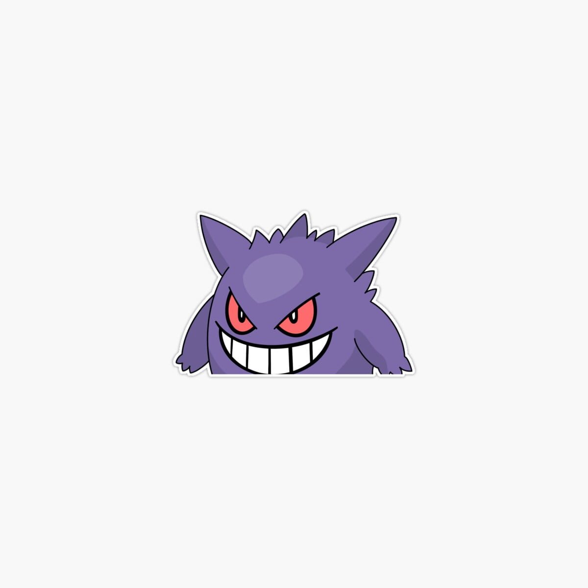 Onim Gang Gar Ghost Peeker Sticker, Phone Decal Water Bottle Stickers ...