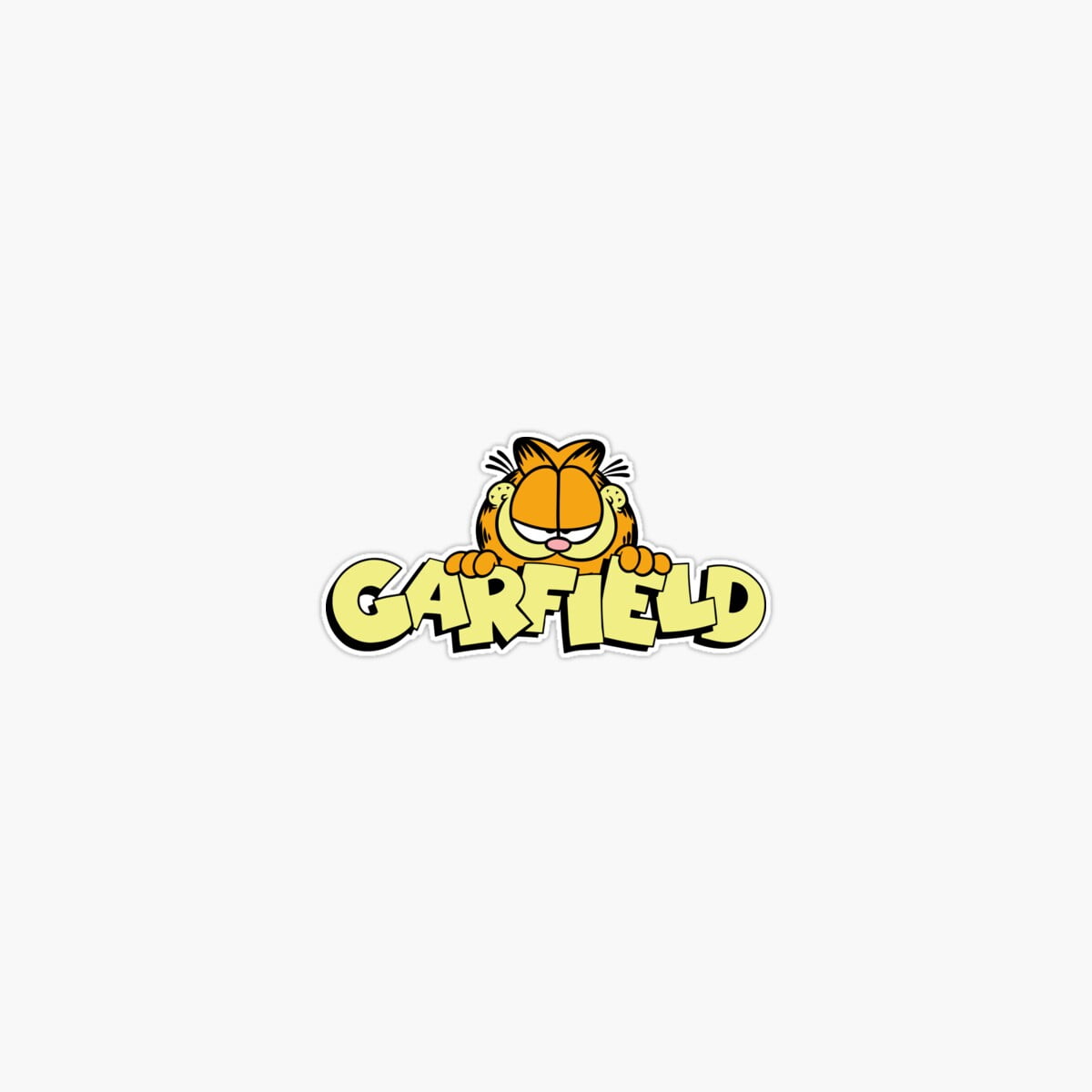 Onim Garfield Sticker, Phone Decal Water Bottle Stickers Car Decals ...