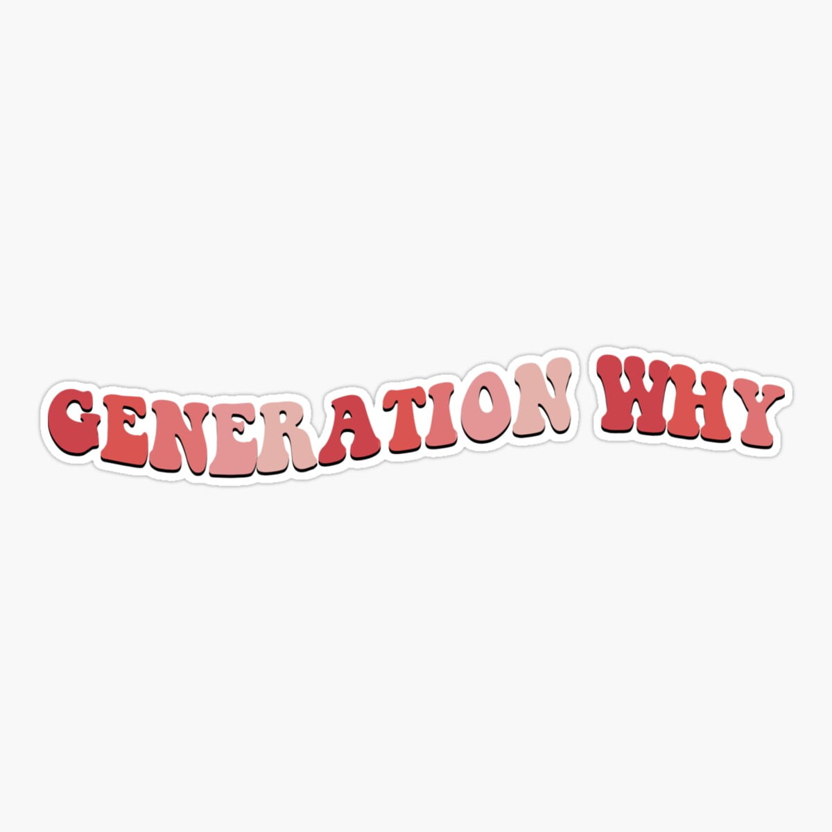 Onim Generation Why Sticker, Phone Decal Water Bottle Stickers Car ...