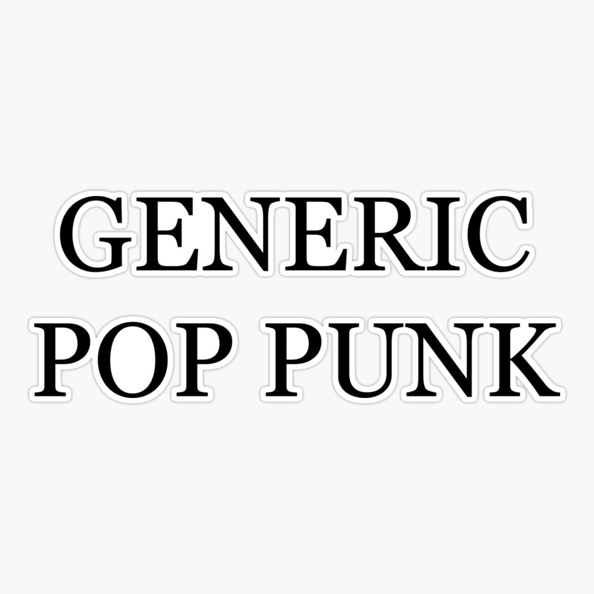 Onim Generic Pop Punk Sticker, Phone Decal Water Bottle Stickers Car ...