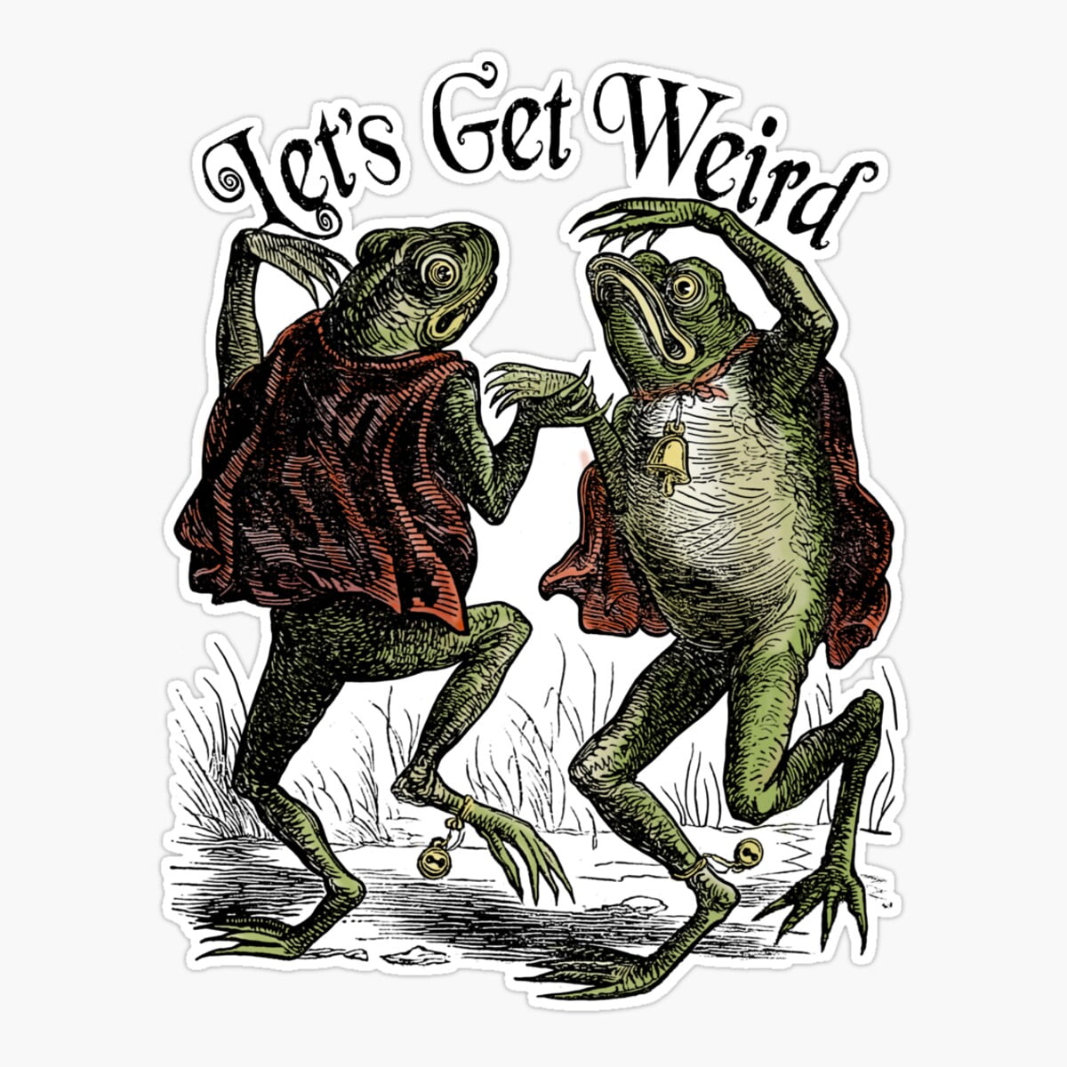 Onim Let'S Get Weird Dancing Frogs Fairy Tale Strange Dream Toads ...