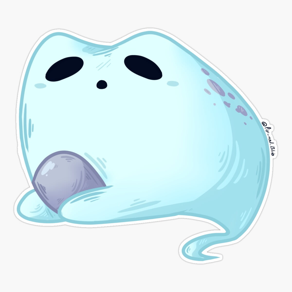 Onim Ghost Frog Sticker, Phone Decal Water Bottle Stickers Car Decals ...