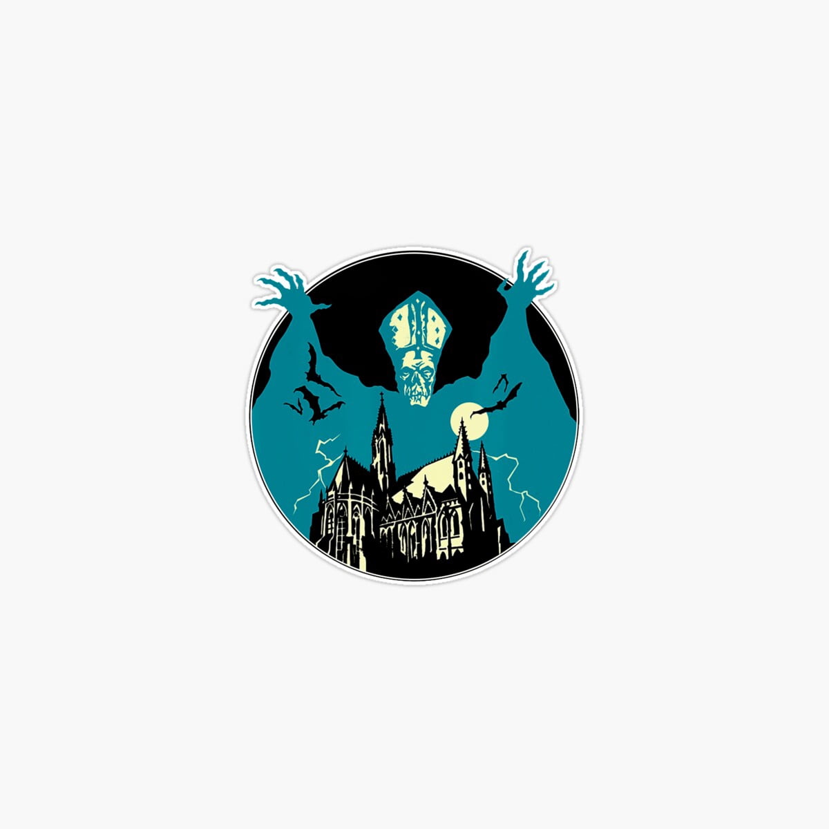 Onim Ghost – Opus Vintage Sticker, Phone Decal Water Bottle Stickers ...