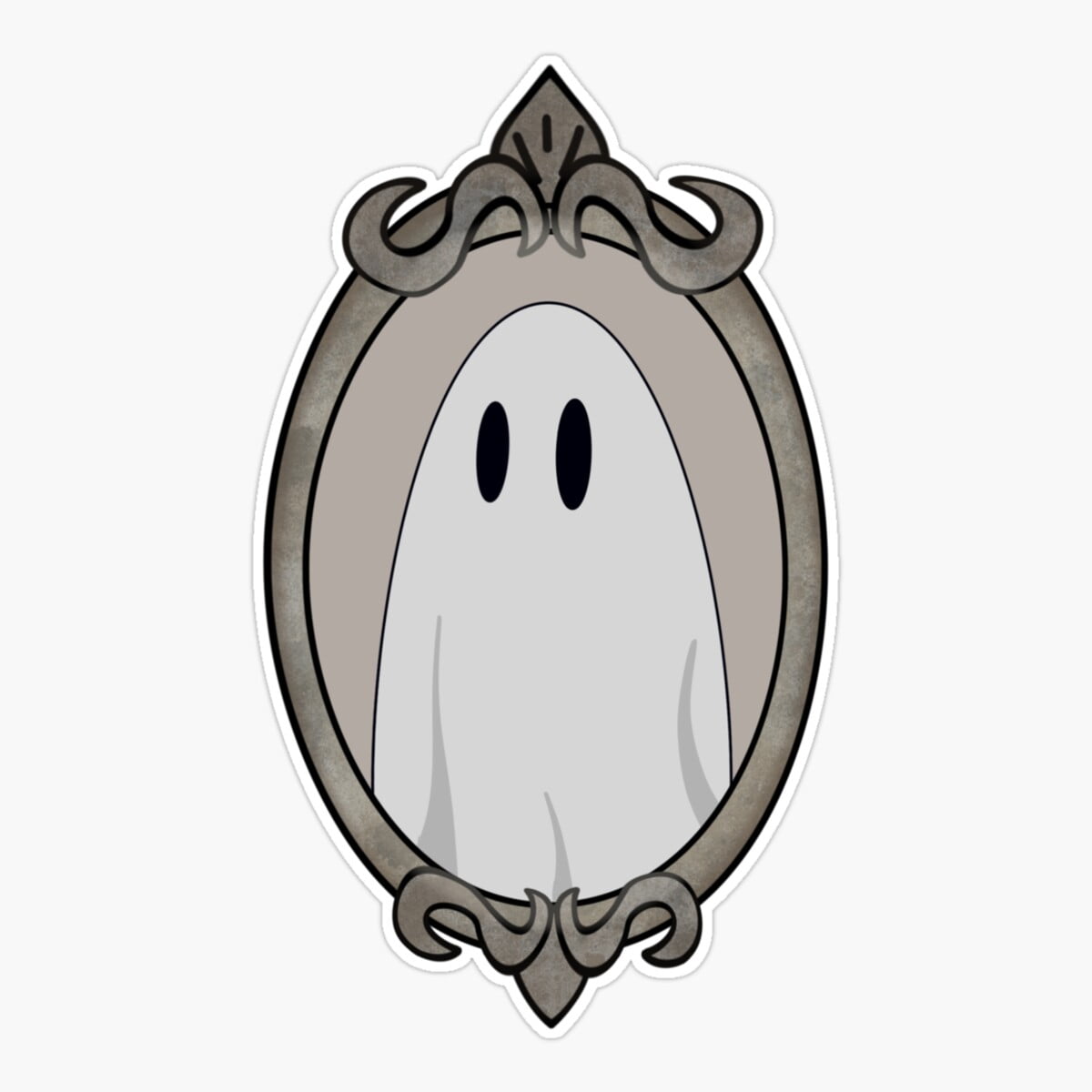 Onim Ghost Portrait Sticker, Phone Decal Water Bottle Stickers Car ...