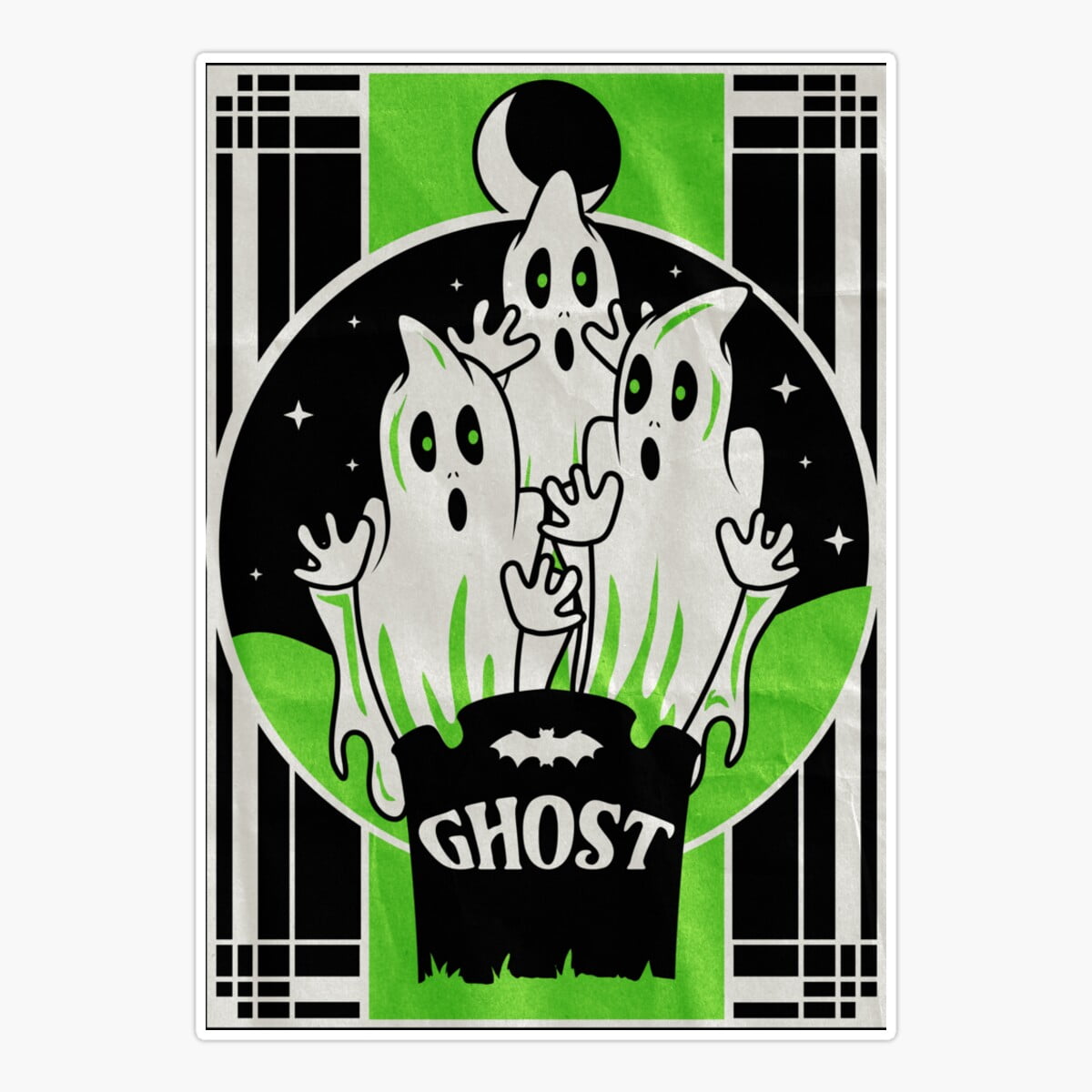 Onim Ghosty Sticker, Phone Decal Water Bottle Stickers Car Decals ...