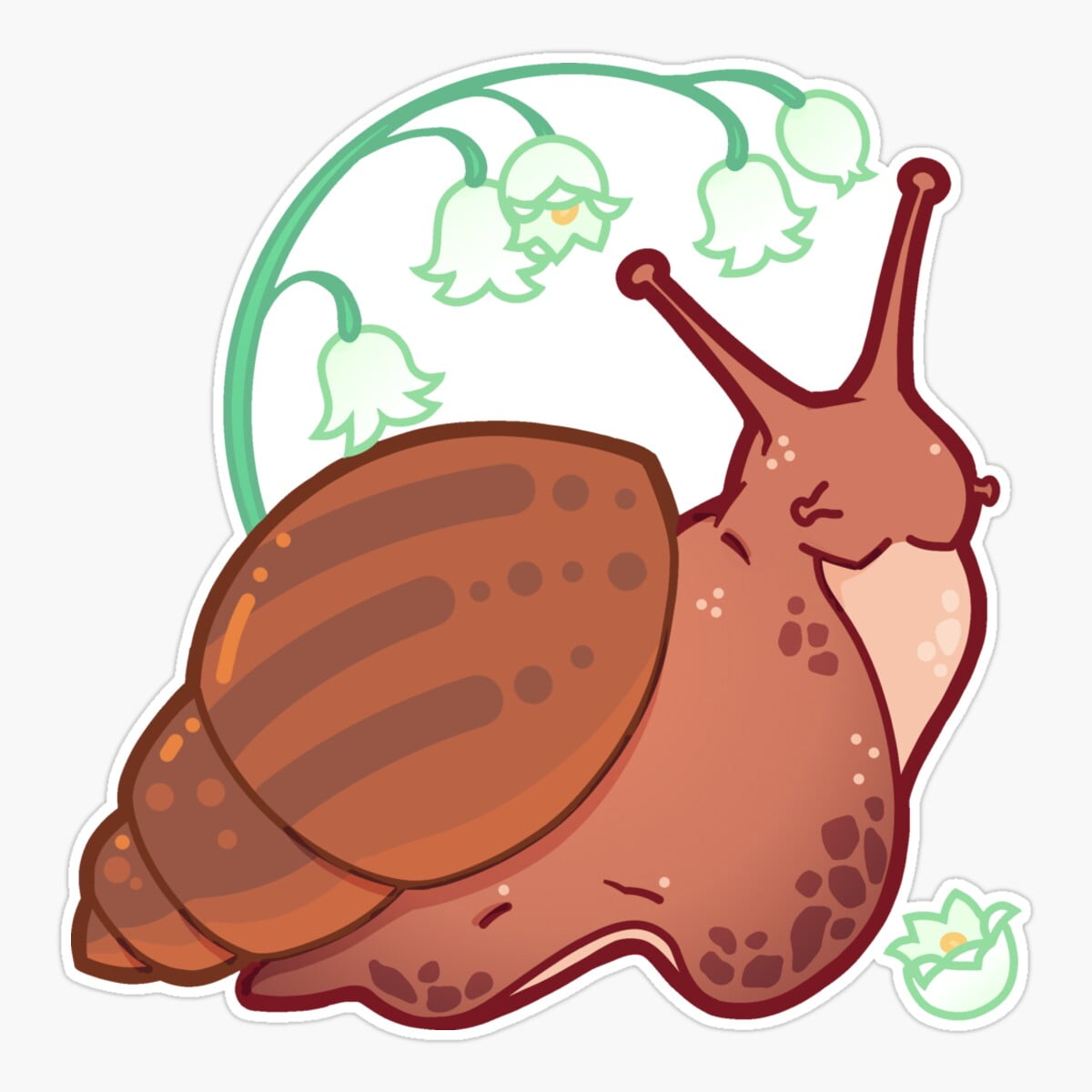 Onim Giant African Snail Sticker, Phone Decal Water Bottle Stickers Car ...