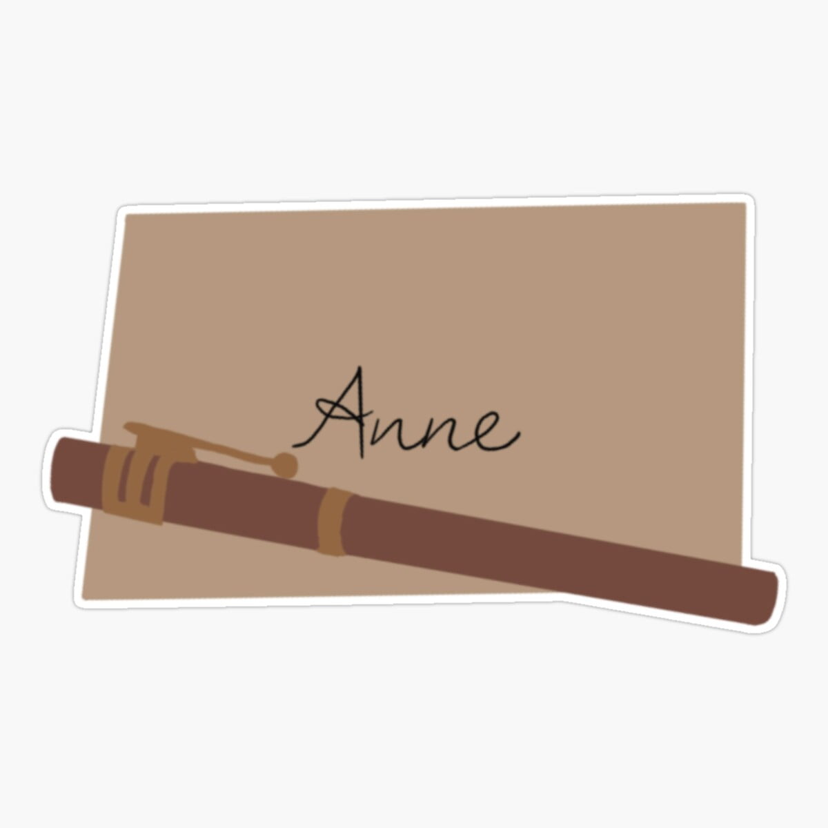 Onim Gilbert Letter Sticker Sticker, Phone Decal Water Bottle Stickers ...