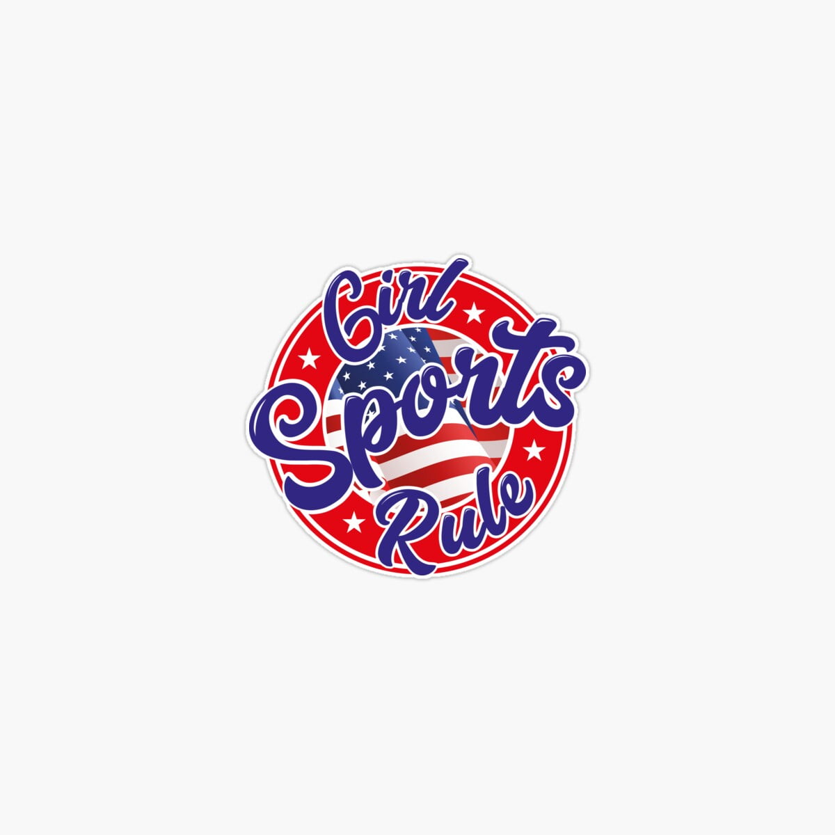 Onim Girl Sports Rule Sticker, Phone Decal Water Bottle Stickers Car ...