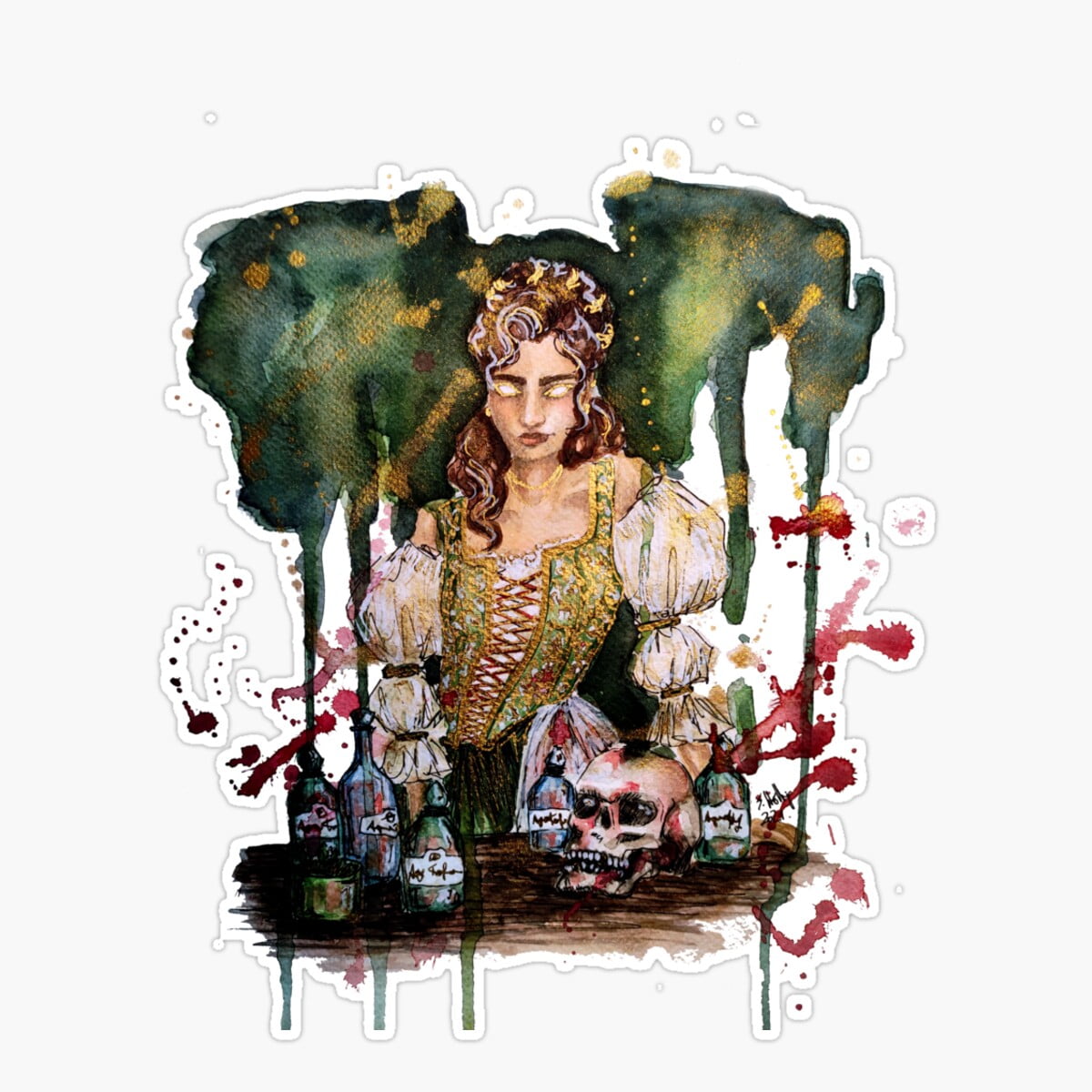 Onim Giulia Tofana Sticker, Phone Decal Water Bottle Stickers Car Decals, Funny Birthday Gift ...