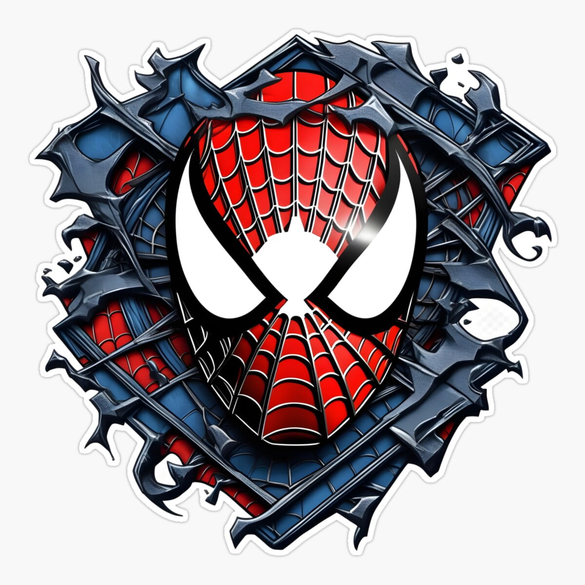 Onim Glowing Spider Sticker, Phone Decal Water Bottle Stickers Car ...