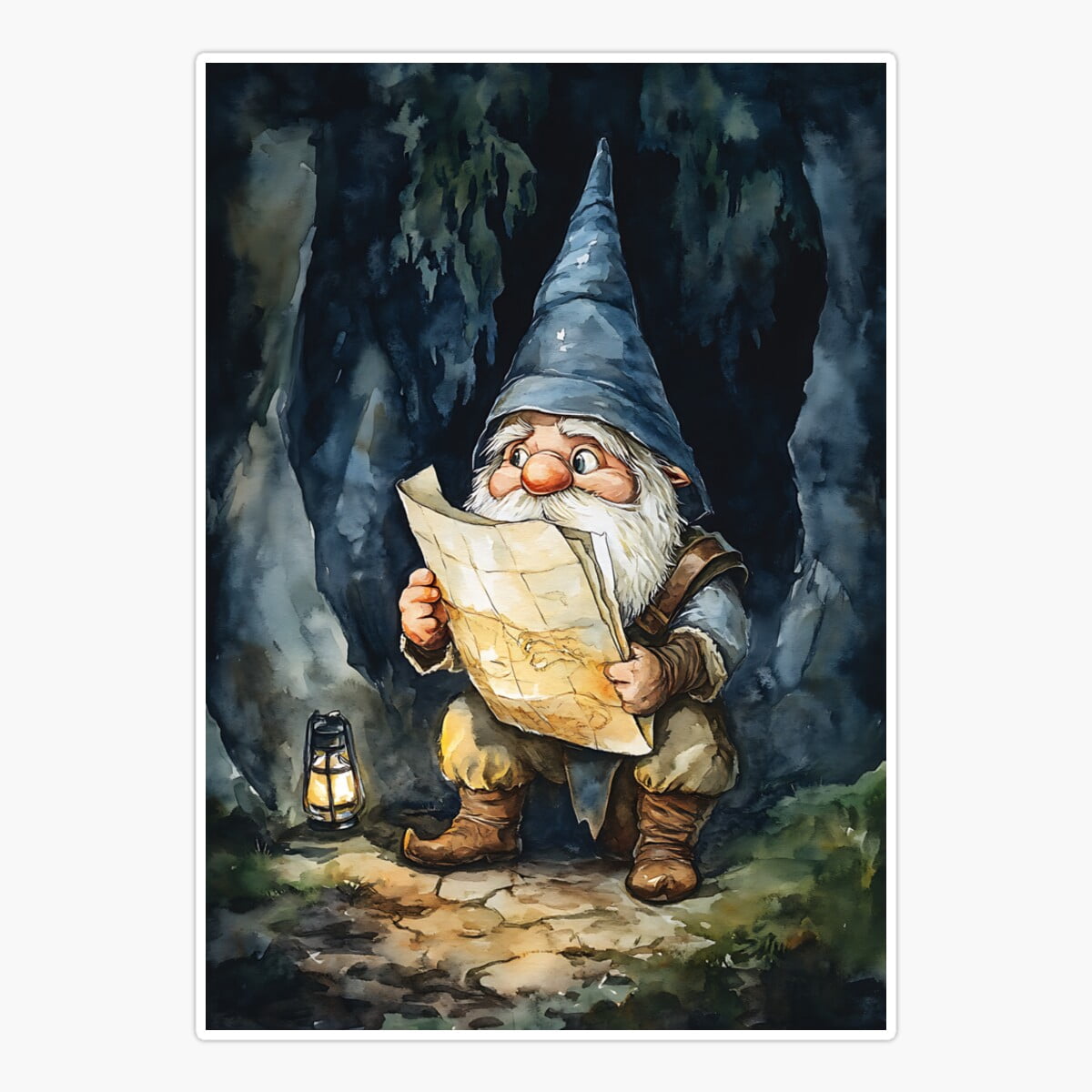 Onim Gnome'S Journey Sticker, Phone Decal Water Bottle Stickers Car ...