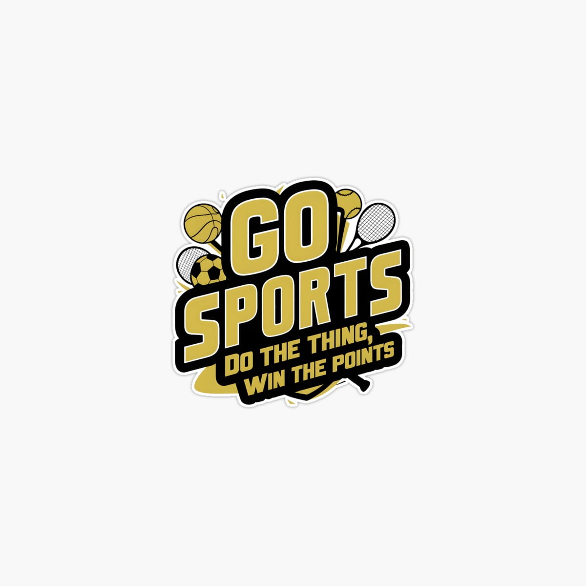 Onim Go Sports - Do The Thing - Win The Points! Sticker, Phone Decal ...