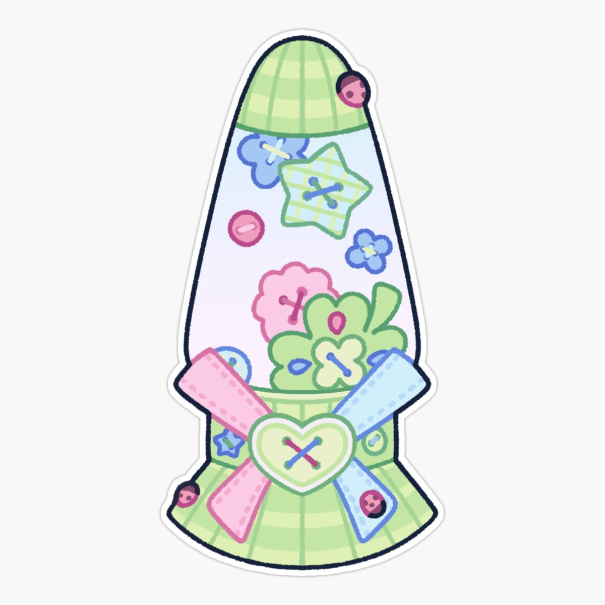 Onim Go With The Flo Florence Nightingale Sticker, Phone Decal Water ...