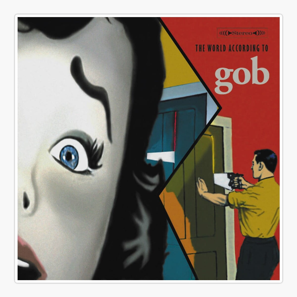 Onim Gob The World According To Gob Sticker, Phone Decal Water Bottle ...