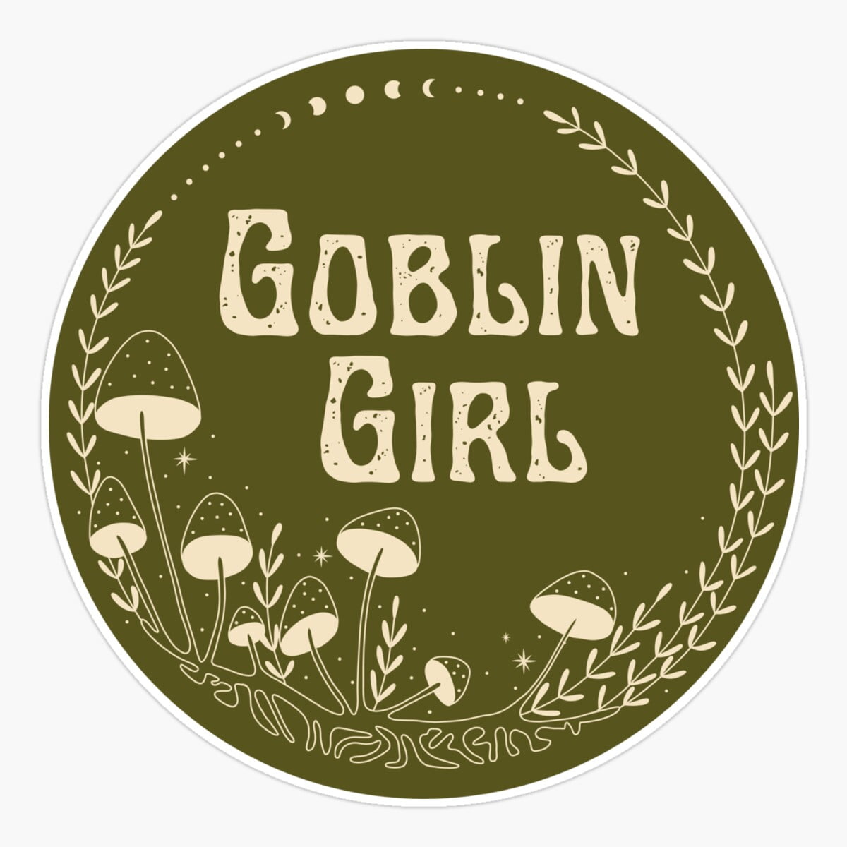 Onim Goblin Girl Sticker, Phone Decal Water Bottle Stickers Car Decals ...