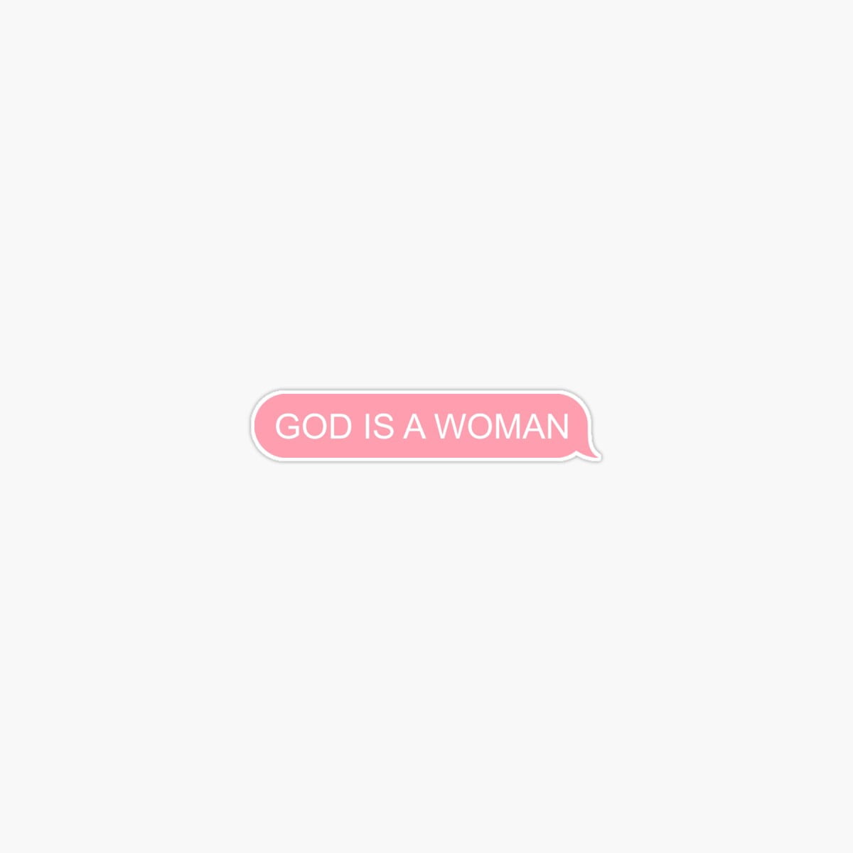 Onim God Is A Woman Sticker, Phone Decal Water Bottle Stickers Car ...