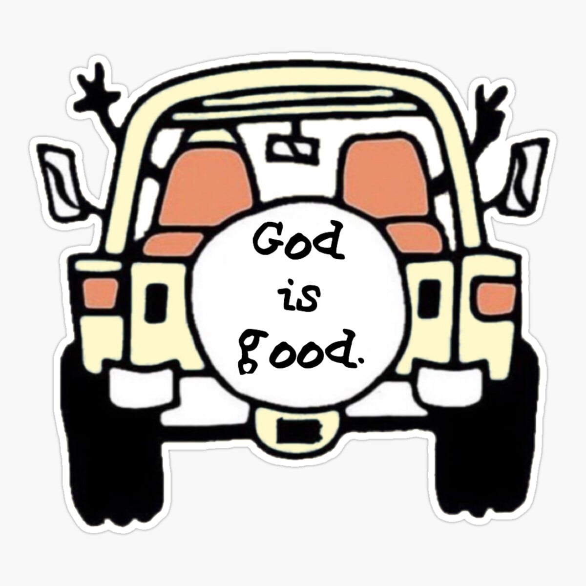 Onim God Is Good. Sticker, Phone Decal Water Bottle Stickers Car Decals ...