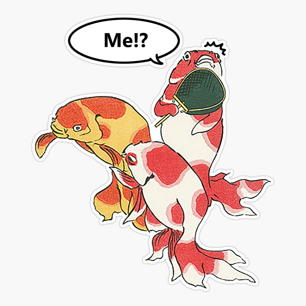 Onim God Luck Monsters - Jolly Goldfish Amaze 03 Sticker, Phone Decal ...