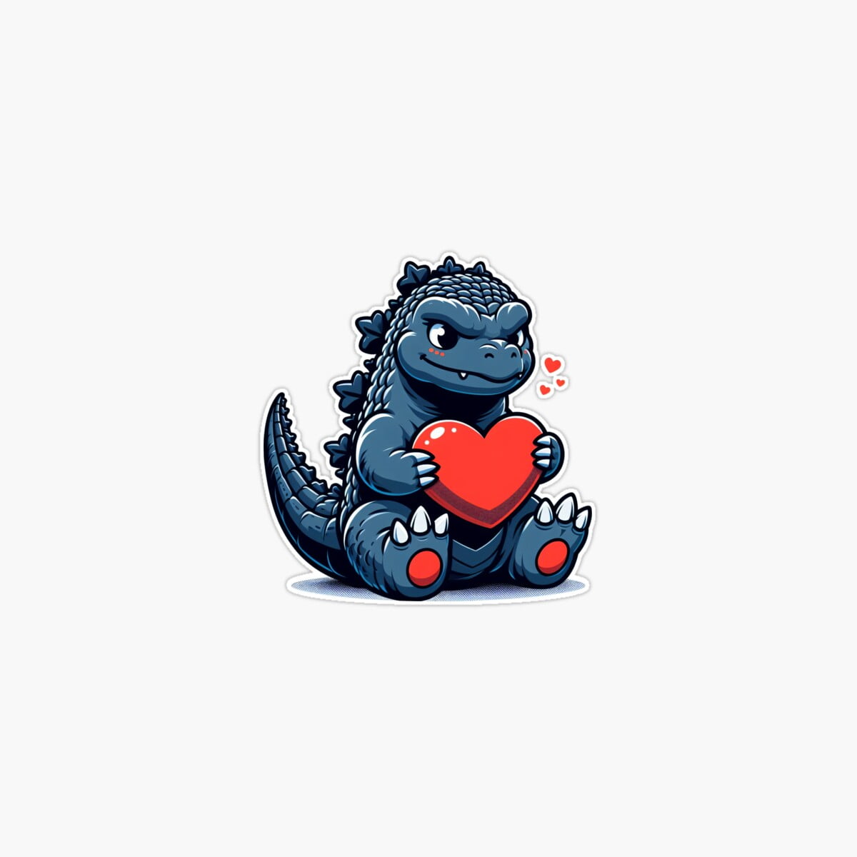 Onim Godzilla Of Love Sticker, Phone Decal Water Bottle Stickers Car ...