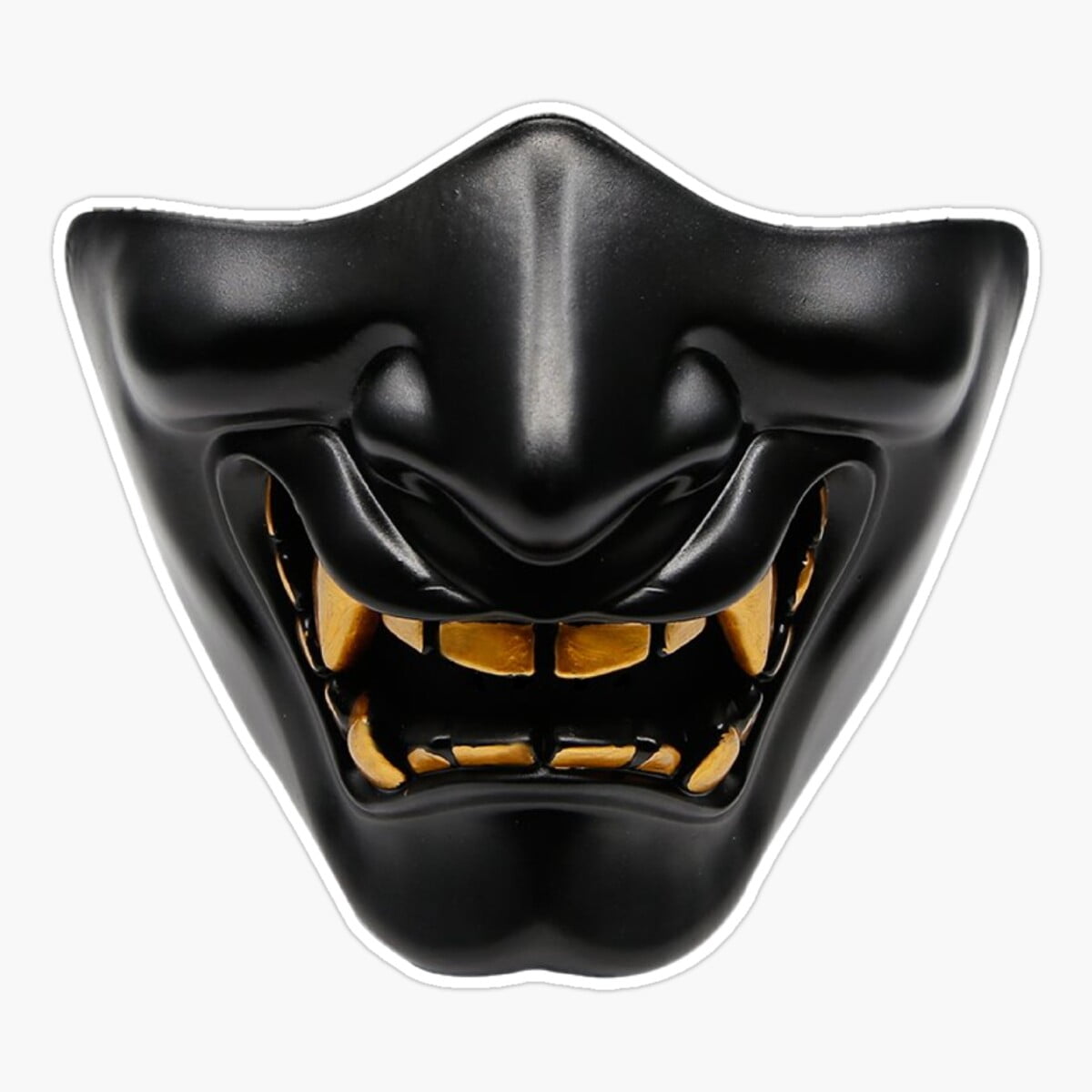 Onim Gold Tooth Dark Demon Spirit Sticker, Phone Decal Water Bottle ...