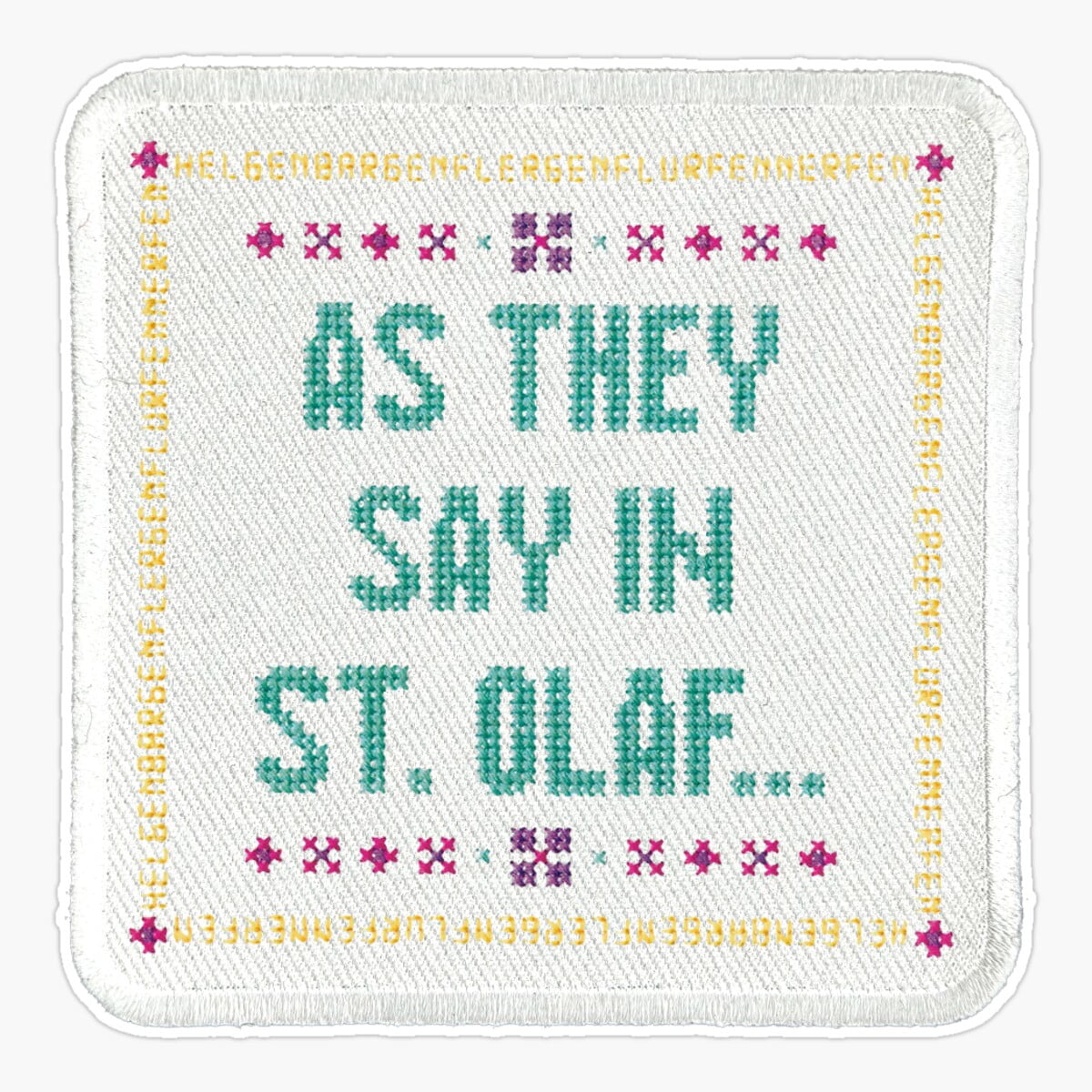 Onim Golden Girls Quote Embroidered Patch Sticker, Phone Decal Water ...