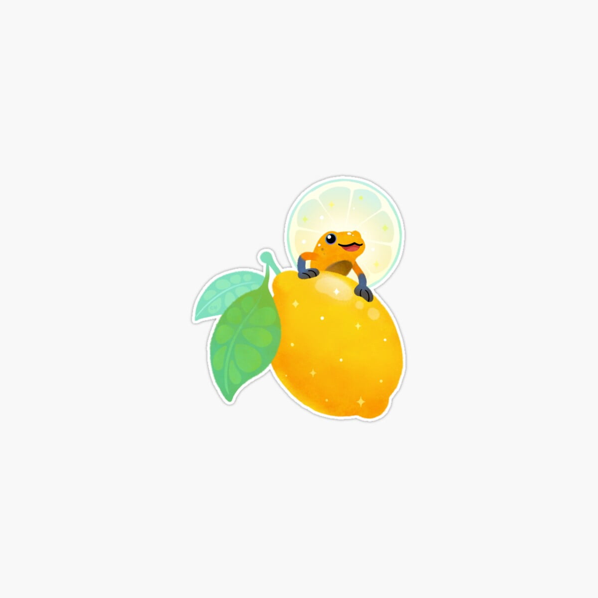 Onim Golden poison lemon sherbet 1 Sticker - Walmart.com