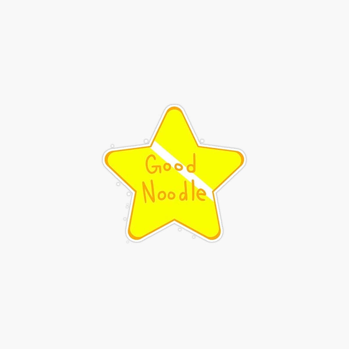 Onim Good Noodle Award Star Spongebob Meme Sticker, Phone Decal Water ...